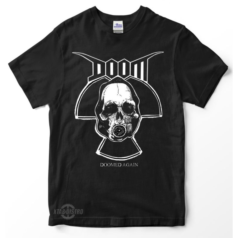Doom DOOMED AGAIN Premium t-shirt doom t-shirt punk rock band t-shirt ...