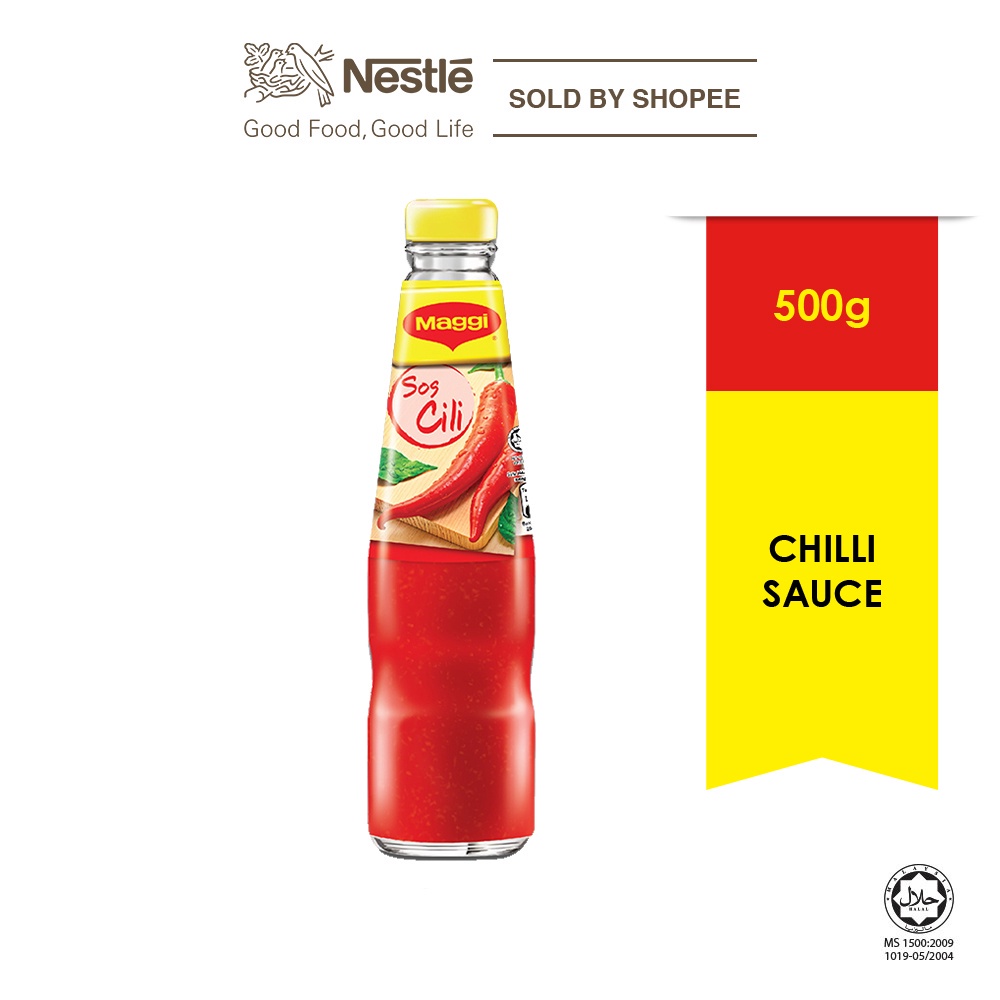 MAGGI SOS CILI 500gm/ SOS TOMATO 475gm (Chili Sauce / Tomato Sauce ...