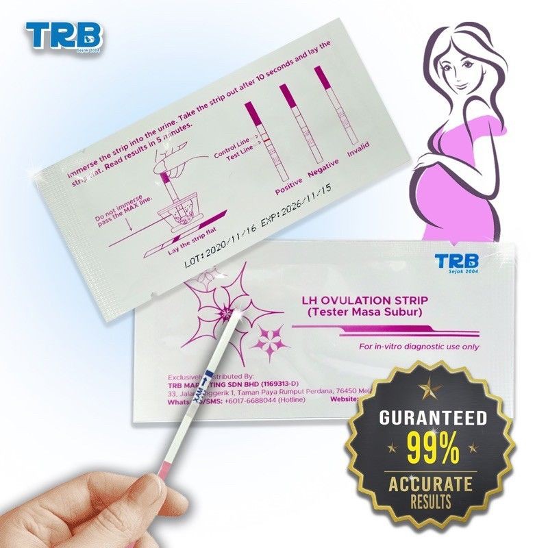 ‼️Ready Stok‼️Pregnancy Ovulation Test Strip OPK fertility test kit Uji ...