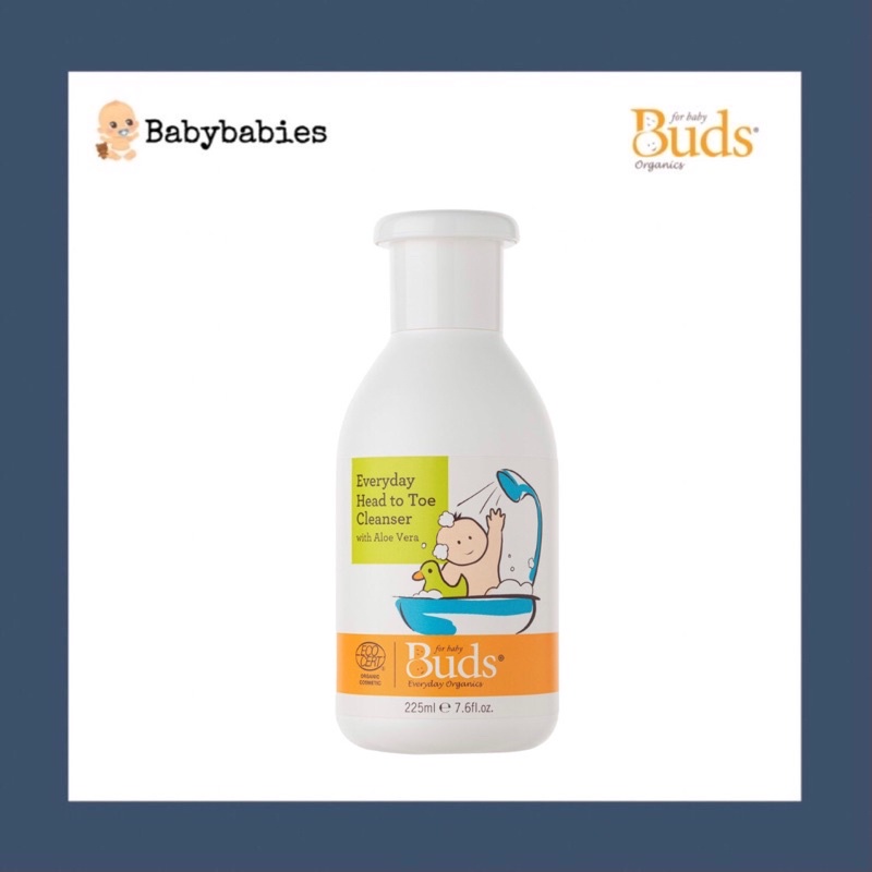 Buds Organic Everyday Head To Toe Cleansing Gel (225ml) | Shopee Malaysia
