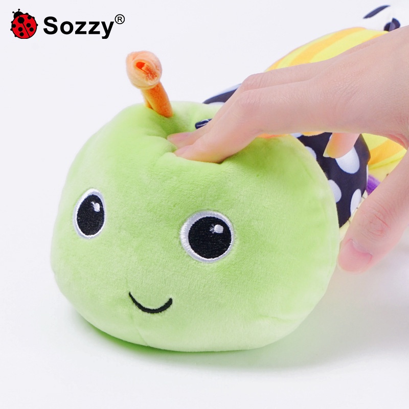 Sozzy Cute Music Caterpillar Inchnoworm Baby Toy Ruler Soft Toys (1pc ...