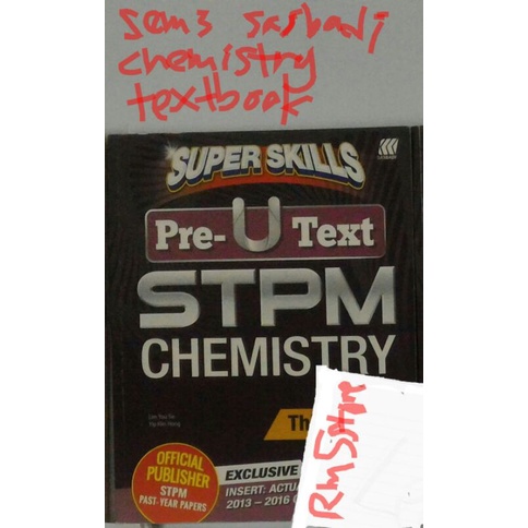 stpm form 6 textbook pelangi Oxford ace ahead LP sasbadi chemistry ...