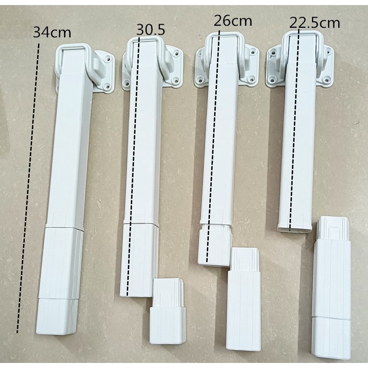 [HF170] ABS Plastic 4 Piece Adjustable Folding Table DIY Mini Table ...