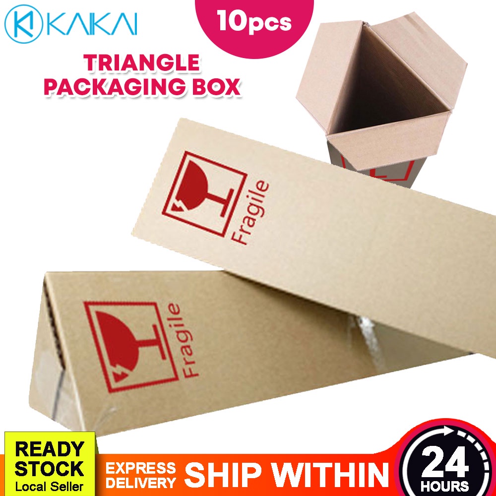 🔥PROMO🔥 10pcs Kotak Carton Triangle Craft Packaging Paper Box Umbrella ...