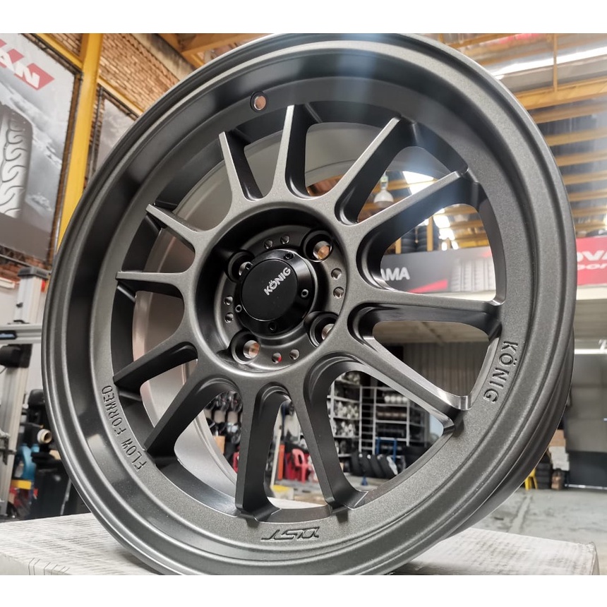 Original Konig Hypergram Flow Forming 15"/16"/17"/18" PCD:4x100/5x100 ...