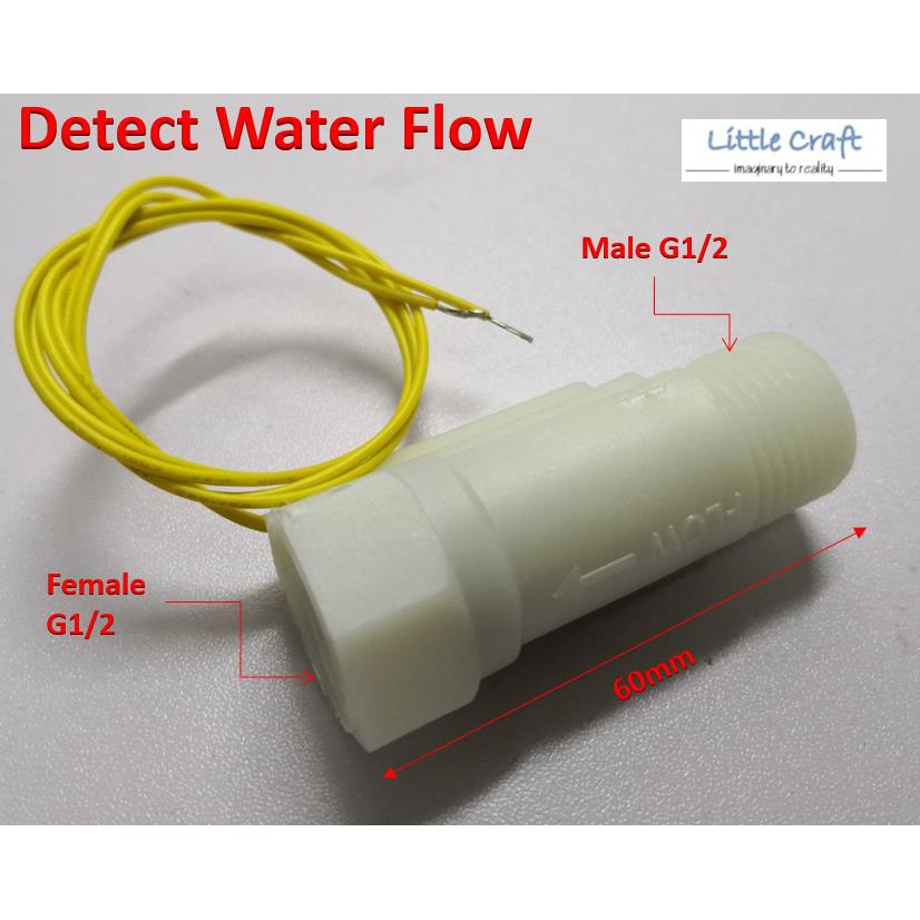 Arduino IoT Water Flow Switch G1/2 Male to G1/2 Female | Shopee Malaysia