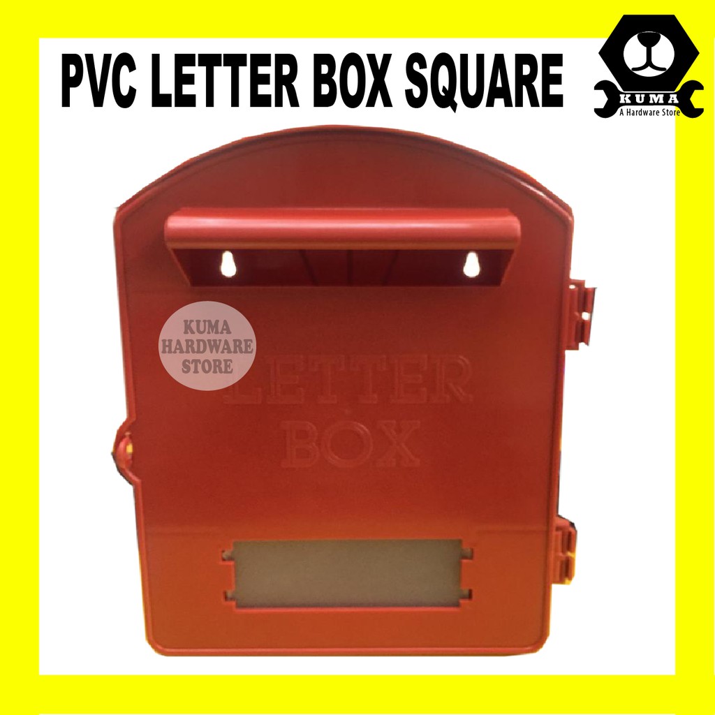PVC Post Letter Box/ Plastic Mail Box/ Peti Surat Plastik/ Mailbox ...