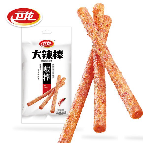 卫龙大面筋小面筋火药辣条 wei long spicy gluten stick | Shopee Malaysia