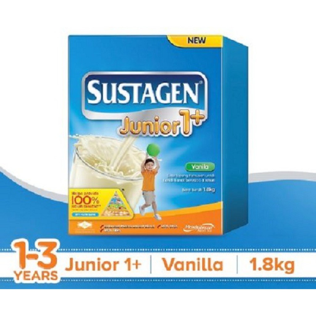 Sustagen Junior 1+ Vanilla (1.8kg) | Shopee Malaysia