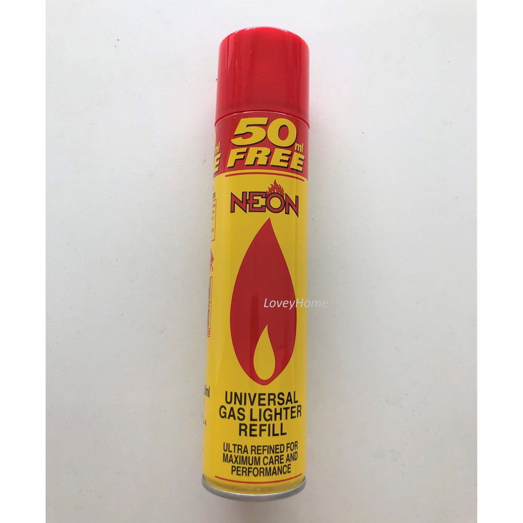 🔥Neon Universal Gas Lighter Refill 🔥 300ml Gas Isi Pemitik Api | Shopee ...