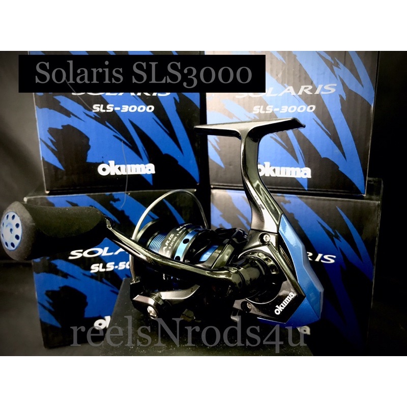 Okuma Solaris spinning reel/Solaris sls 3000- Solaris sls 5000 | Shopee ...