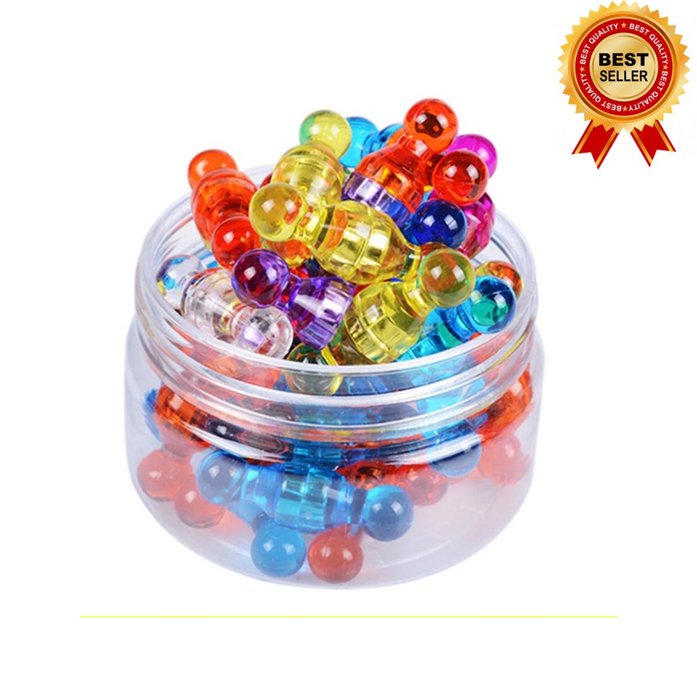 Pin Plastic Magnetic Button Magnets Notis Papan Whiteboard Circular 磁铁 ...