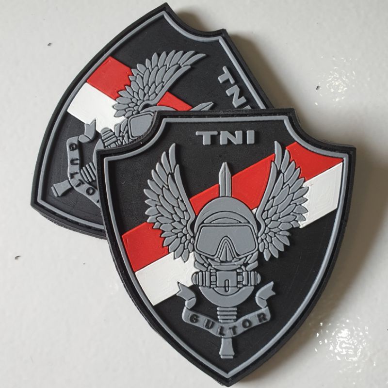 Patch RUBBER LOGO GULTOR TNI/VELCRO ARMY RUBBER EMBLEM | Shopee Malaysia