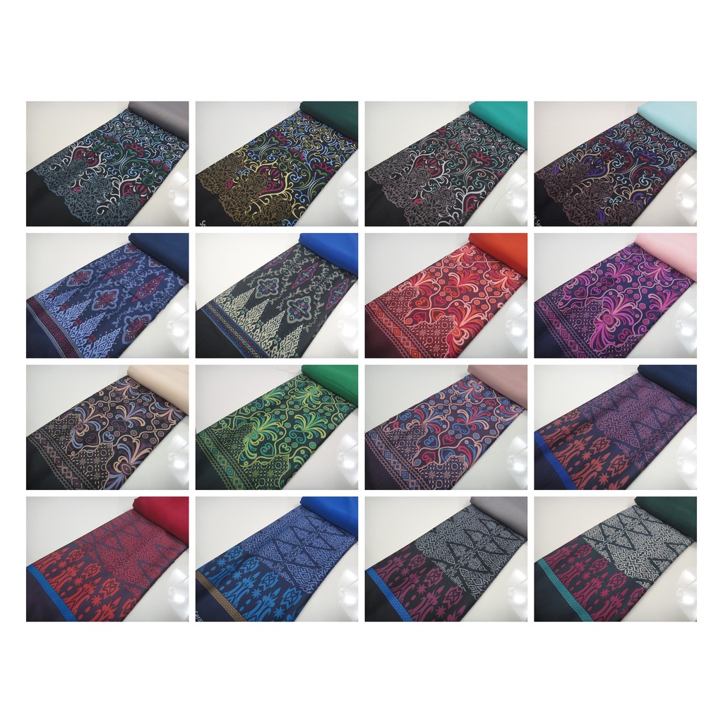 SONGKET SARAWAK DIGITAL PRINT - Open metre | Shopee Malaysia
