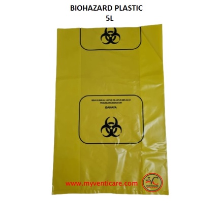 BIOHAZARD YELLOW PLASTIC BAG - 100S/PACK | Shopee Malaysia