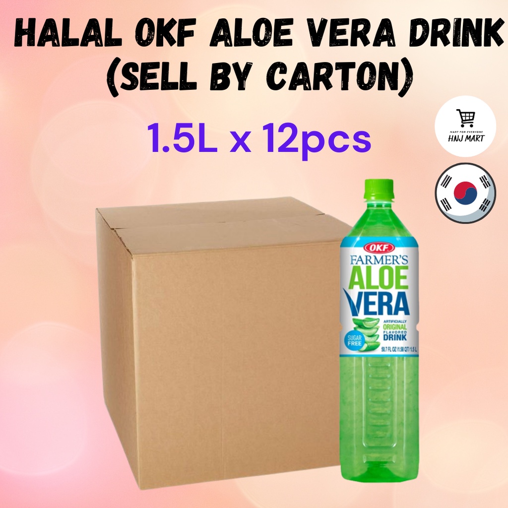 Halal OKF Aloe Vera Drink (Sell By Carton) | Shopee Malaysia