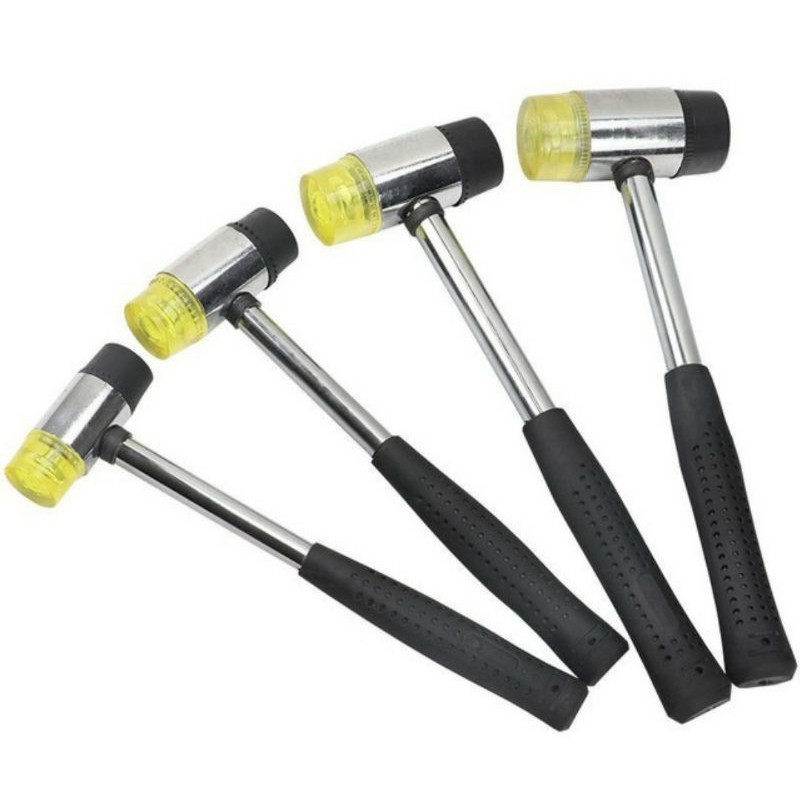 RUBBER/PLASTIC DOUBLE FACE STEEL HANDLE HAMMER ( 25MM , 30MM , 35MM ...