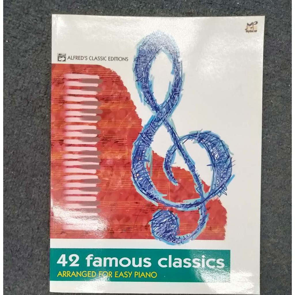 Piano Song Book 42 Famous Classical Arranged For Easy Piano Real