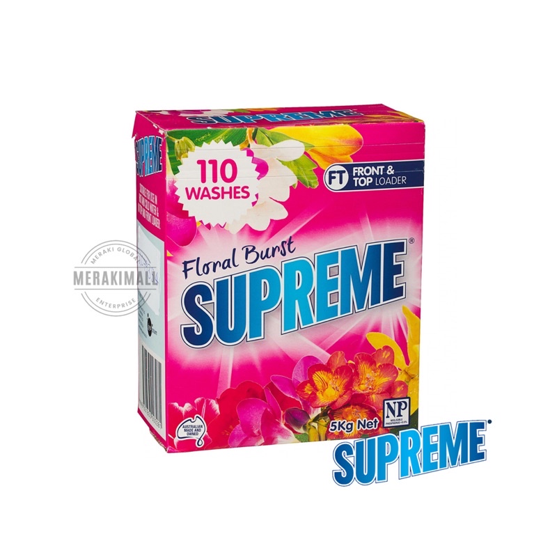 Supreme Floral Burst Laundry Powder Detergent For Front and Top Loading ...