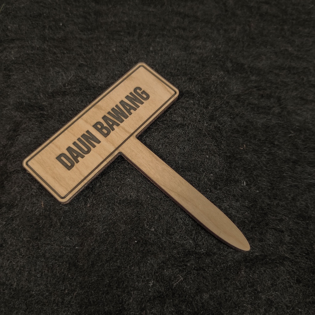 Label Pokok Kayu /Plant Tag/Plant Label/Penanda Pokok/Plant Tag / Plant ...