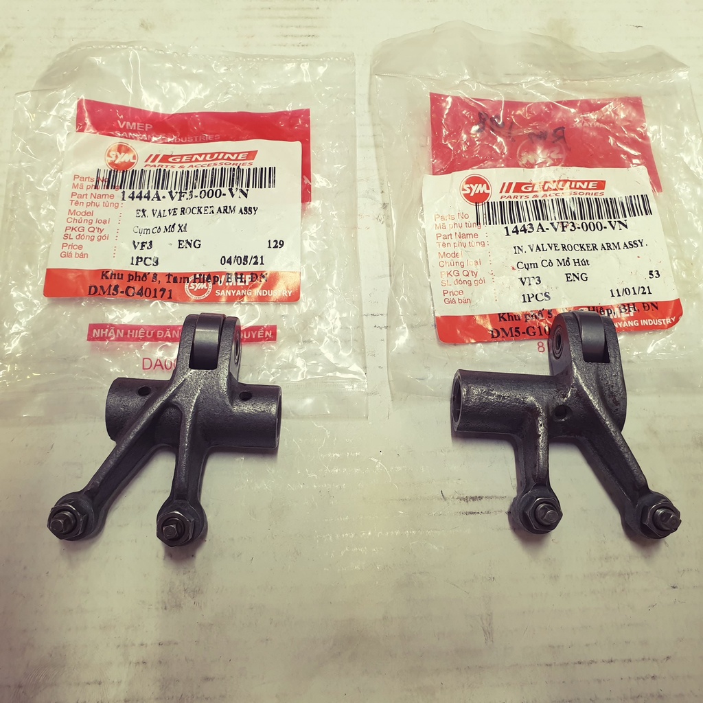 SYM VF3I 185CC V1/V2/LE MODEL ROCKER ARM SET EXHAUST/INTAKE 100 ...
