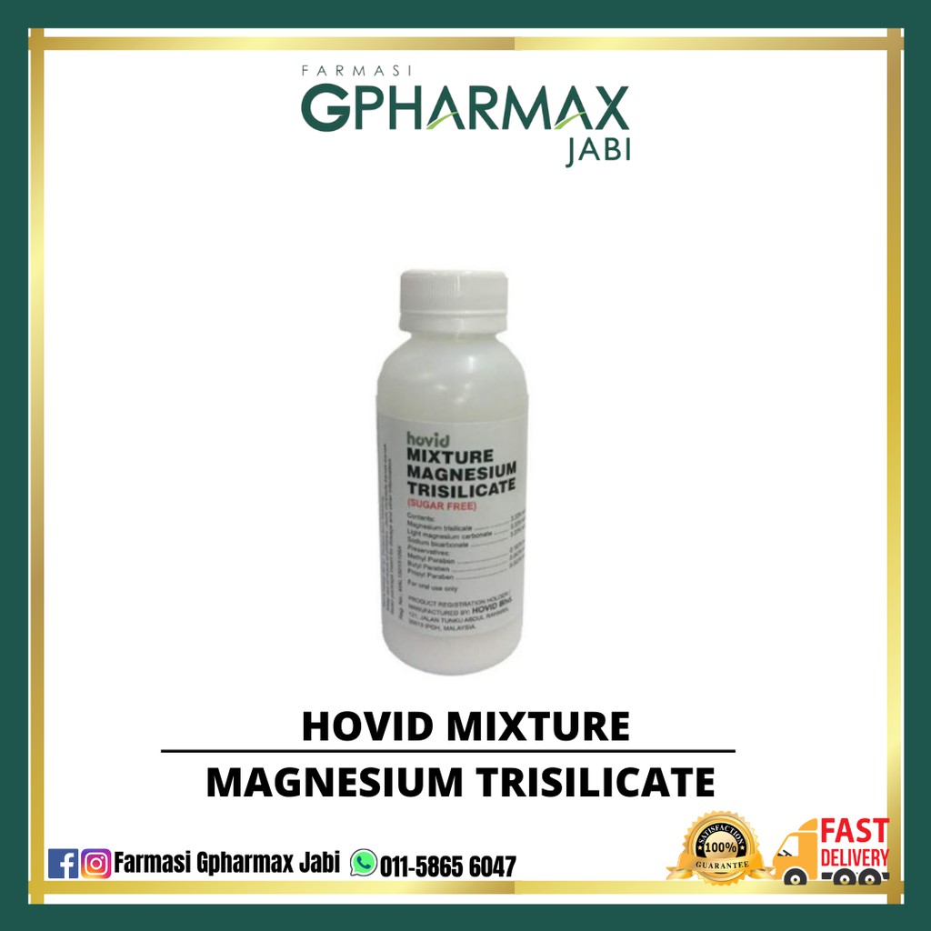 HOVID MIXTURE MAGNESIUM TRISILICATE 120ML | Shopee Malaysia