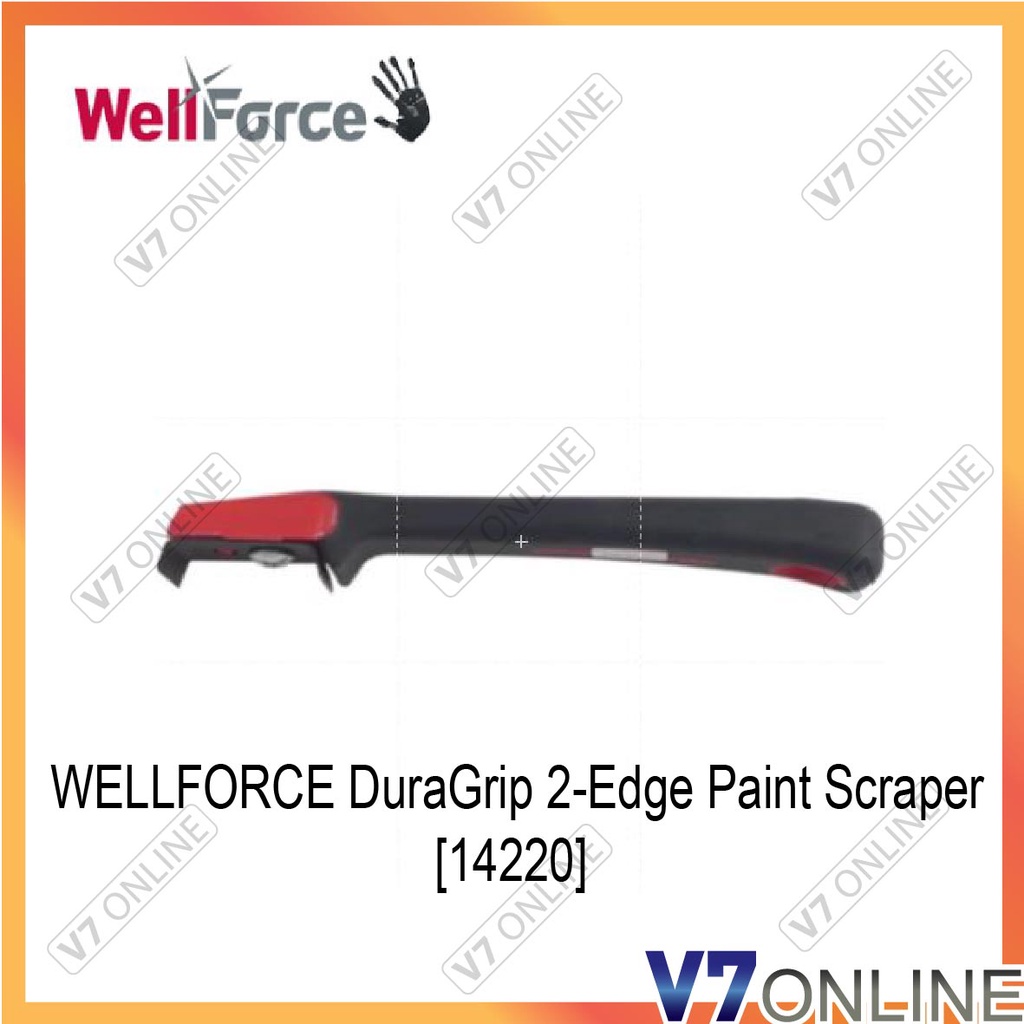 WELLFORCE DuraGrip 2-Edge Paint Scraper 1" 25mm [WF-14220] Pengikis Cat DuraGrip 2-Edge | Shopee ...