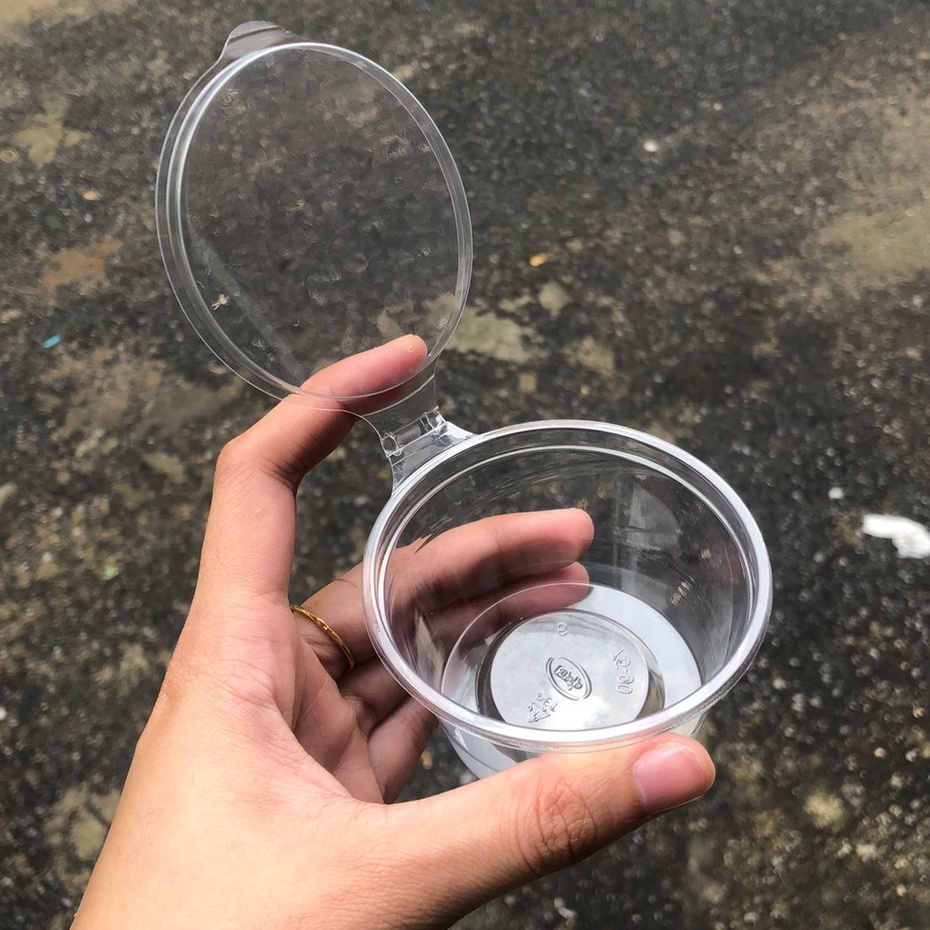 Plastic Sauce Container Bekas Plastik Sos (1oz, 2oz, 3oz) 50PCS ...