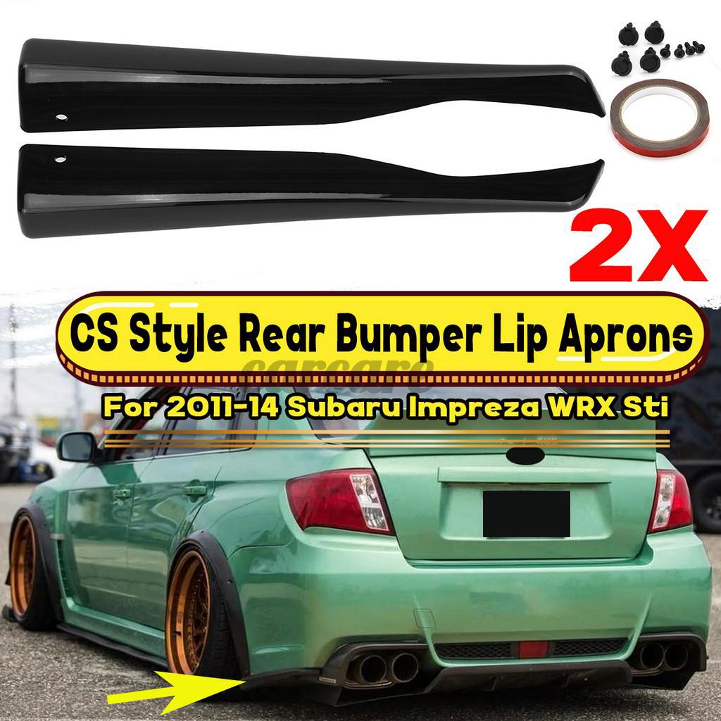 For 2011-2014 Subaru Impreza WRX STI Rear Bumper Lip Aprons ...
