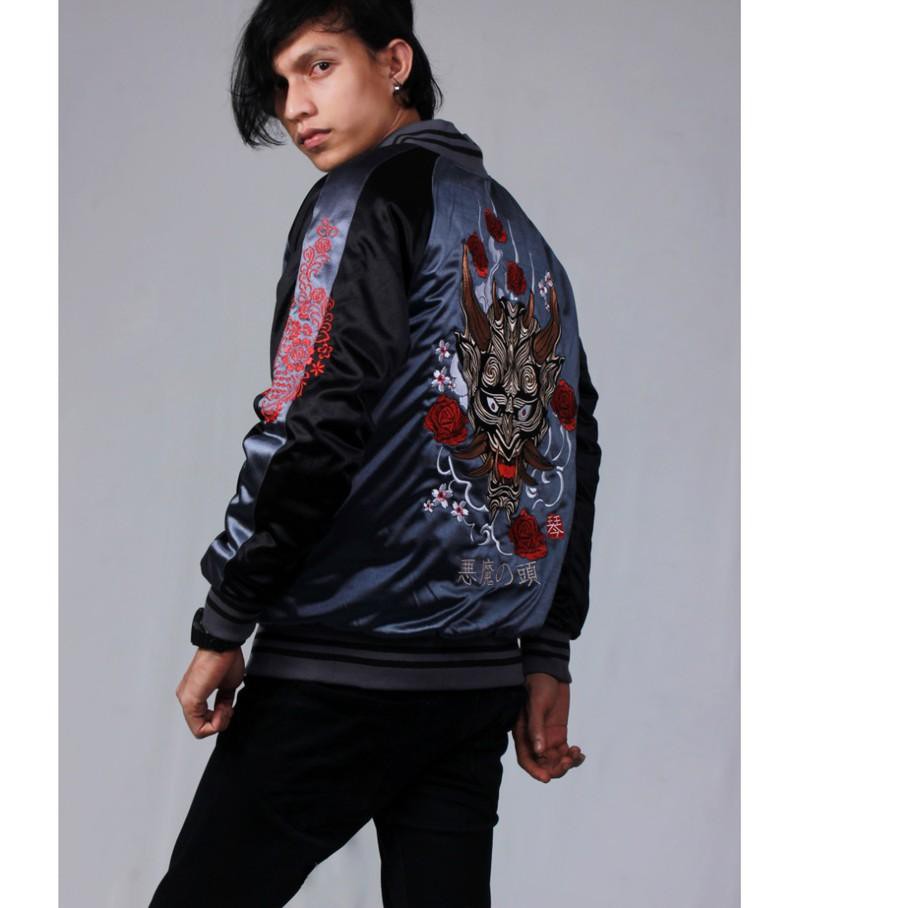 Hot (wrl-288) Sukajan Oni - Original Oni Design Jacket - Unisex | Shopee Malaysia