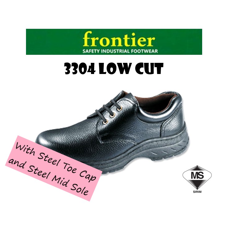 FRONTIER 3304 LOW CUT INDUSTRIAL SAFETY SHOES with STEEL TOE CAP AND ...