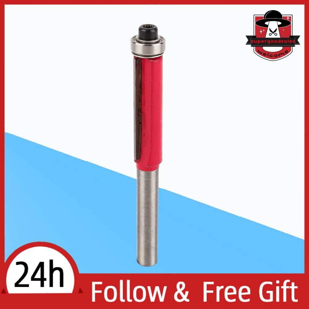[Ready Stock] Durable 1/4\"End Dual Flutes Straight Shank Trim Router ...