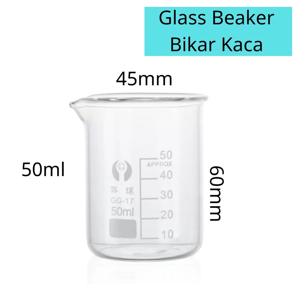 Glass Beaker Bikar Kaca | Shopee Malaysia