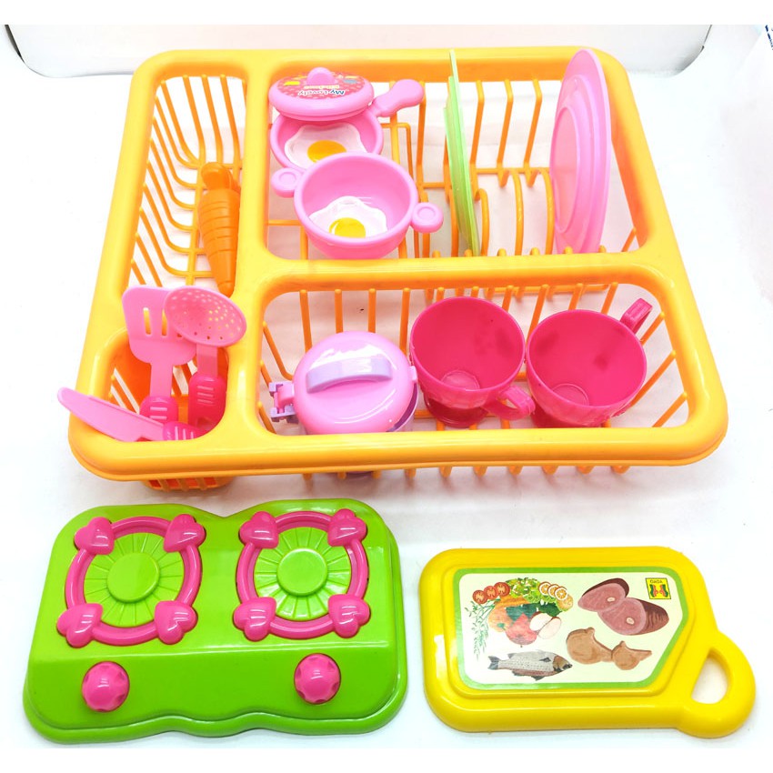 Rm - Children Toys Cooking Tools Cooki CILIK 901 PLUS PLUS Plate Rack ...