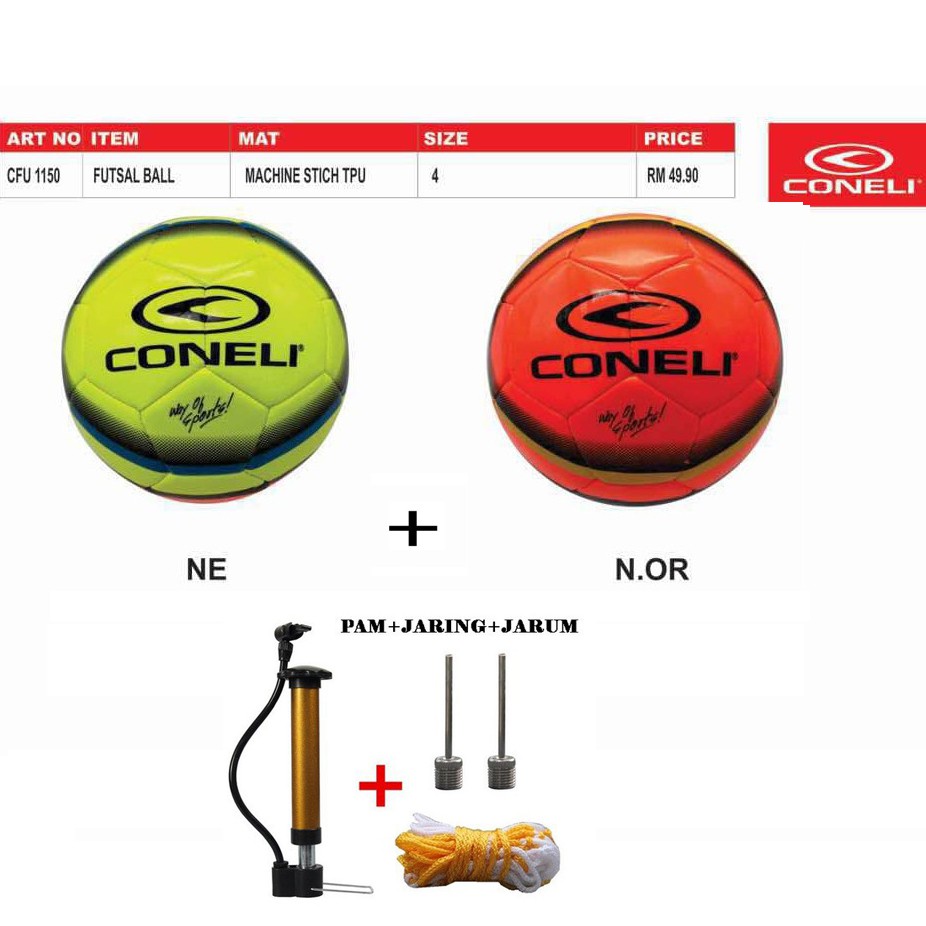 BOLA FUTSAL (CONELI) | Shopee Malaysia