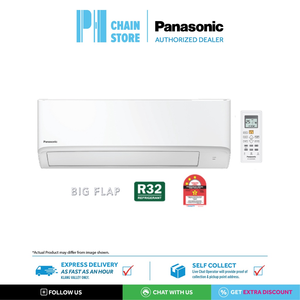 PANASONIC CSPN SERIES 1.0HP-2.5HP NON-INVERTER R32 AIR COND | CS-PN9WKH ...