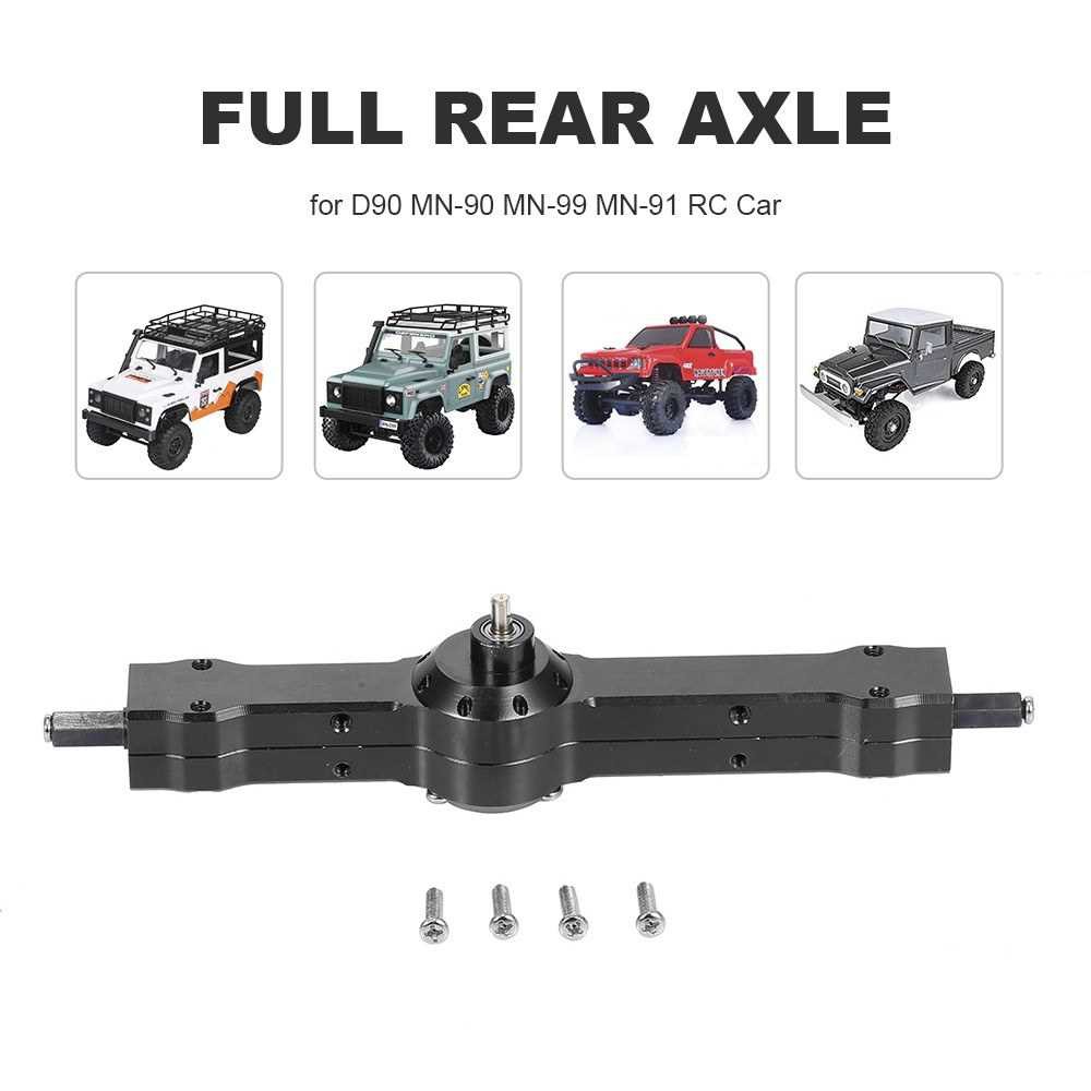 Aluminum Alloy Full Rear Axle for D90 MN-90 MN-99 MN-91 FJ-45 RC Car 1/ ...