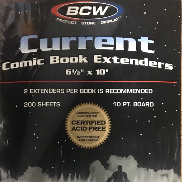 BCW Comic Book Extenders (10 pcs) | Shopee Malaysia