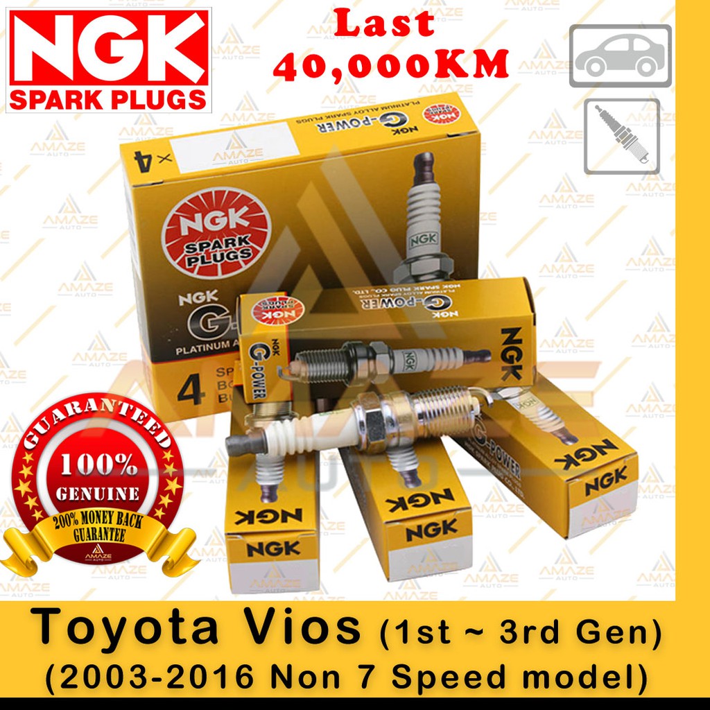NGK G-Power Platinum Spark Plug for Toyota Vios (2003 ~ 2016) | Shopee ...