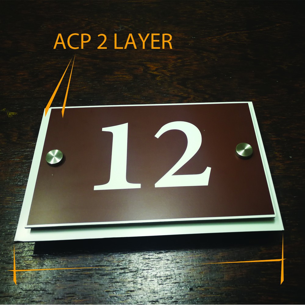 NOMBOR PLAT RUMAH MODEN, MODERN HOUSE NUMBER PLATE | Shopee Malaysia