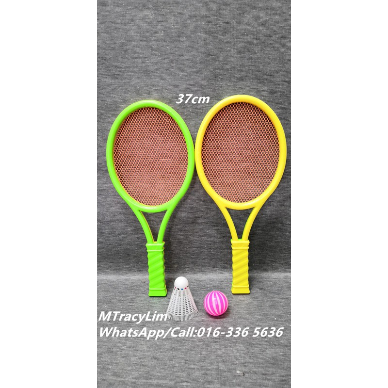 badminton racket with shuttlecock and ball for kids boy and girl (2pcs ...