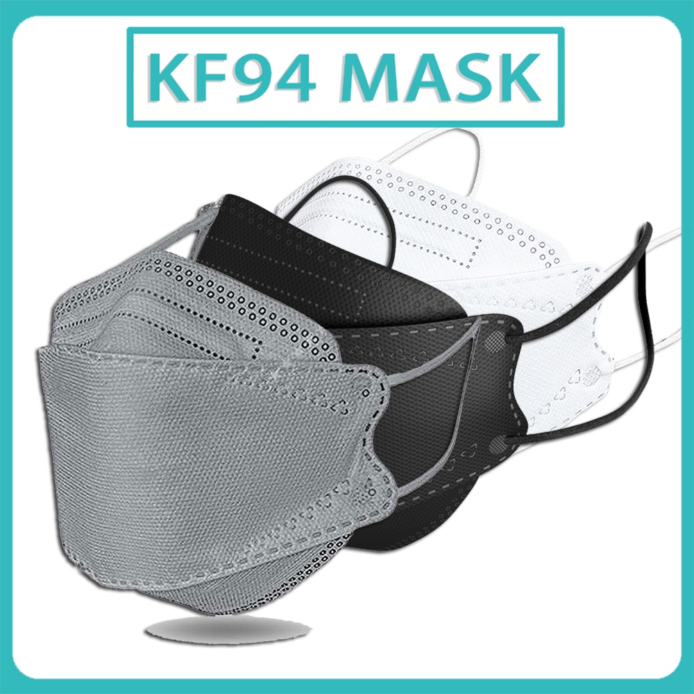KF94 3D Fish Mouth Face Mask Disposable Earloop 4ply Mask 10 pcs Bundle ...