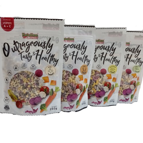 Pek 250 gram VEGETABLE PASTA by Eatalian Express - pasta sayur campur ...