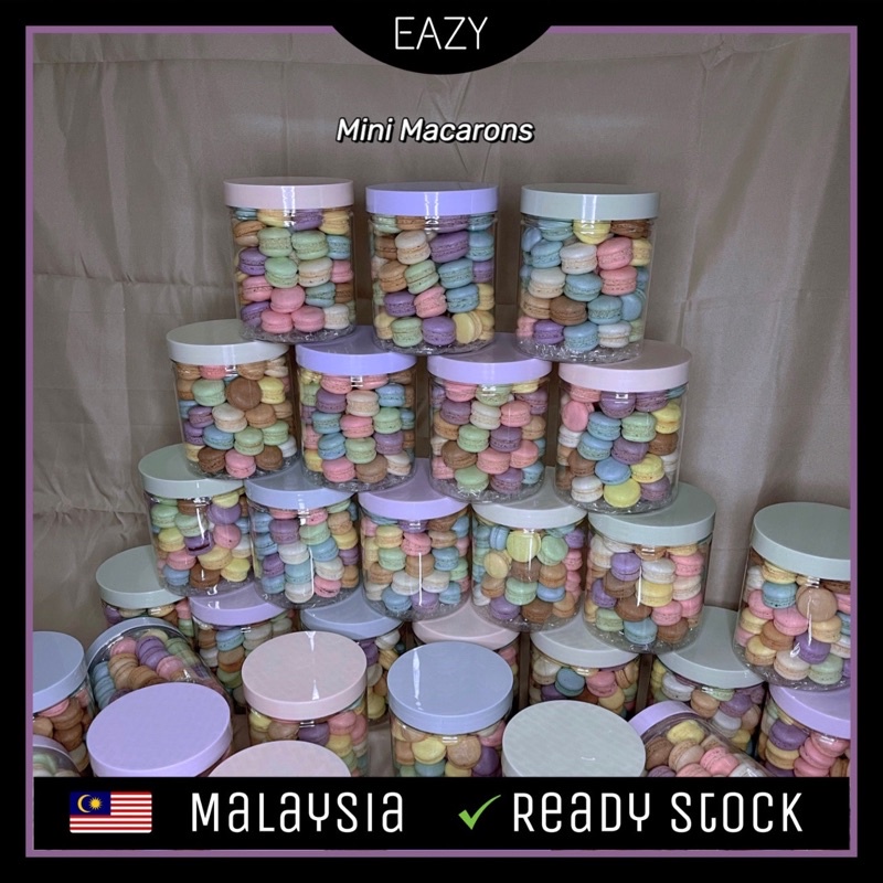 [EAZY MALL] 40-45PCS HALAL Mini Macarons Lamour Babyroon Mini Macarons Mini Macaron Lamour ...