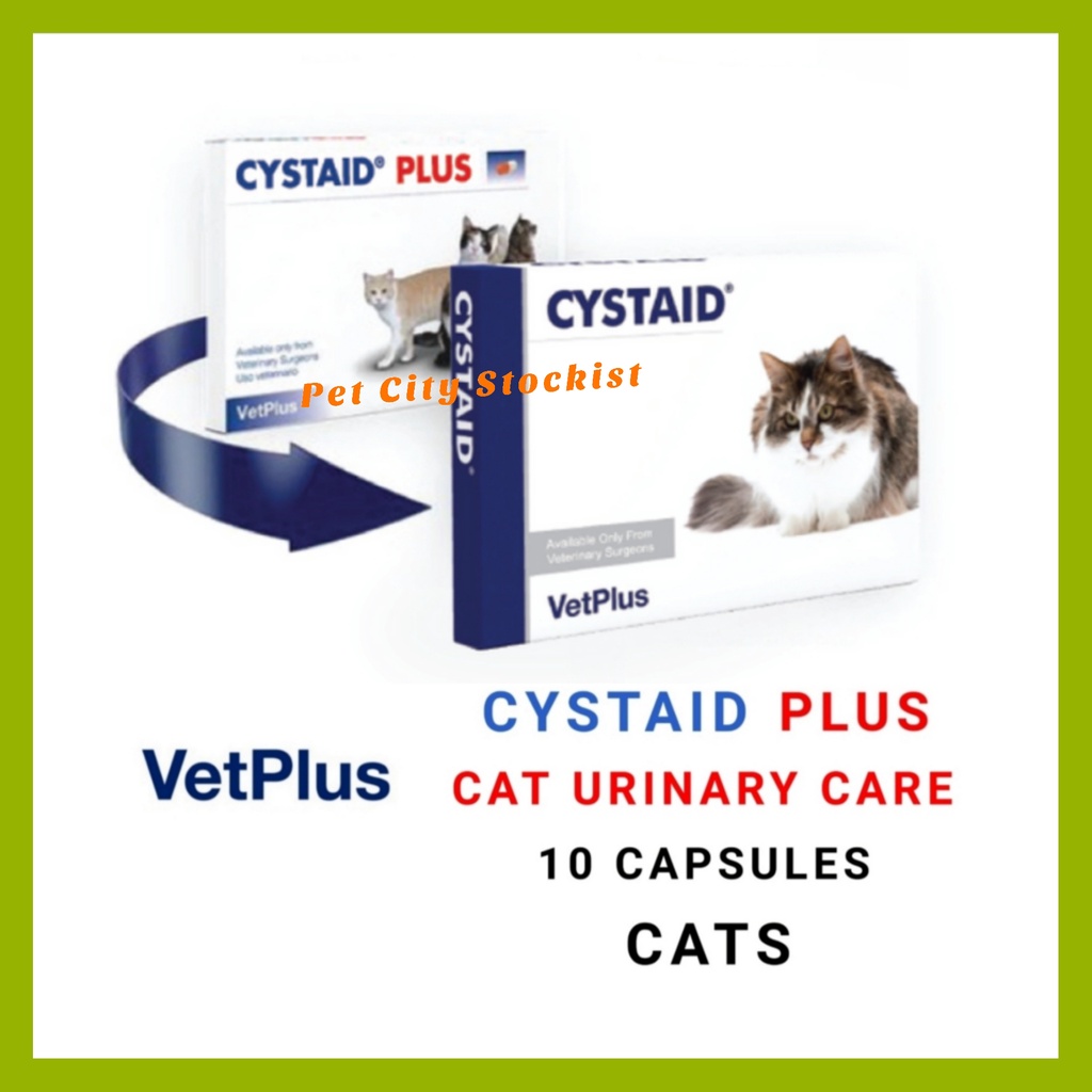 100% GENUINE VETPLUS CYSTAID FOR CATS - NEW IMPROVED FORMULA (Local Vet ...