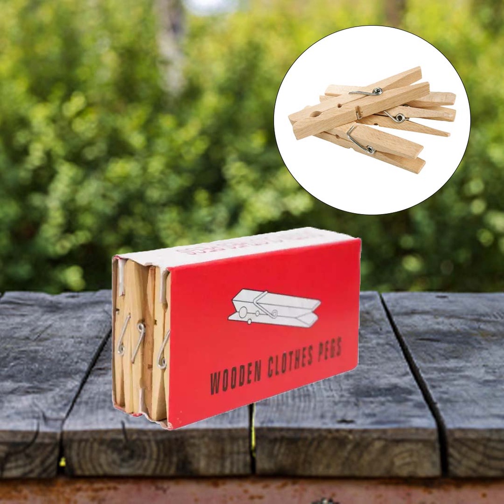 Wooden Pegs (36pcs per box) | Shopee Malaysia