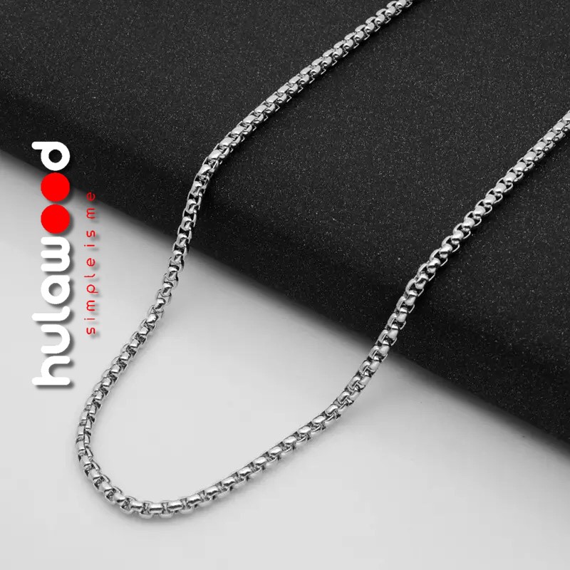 Titanium Necklace for Men and Women Premium Stainless Steel 316L Rolo ...