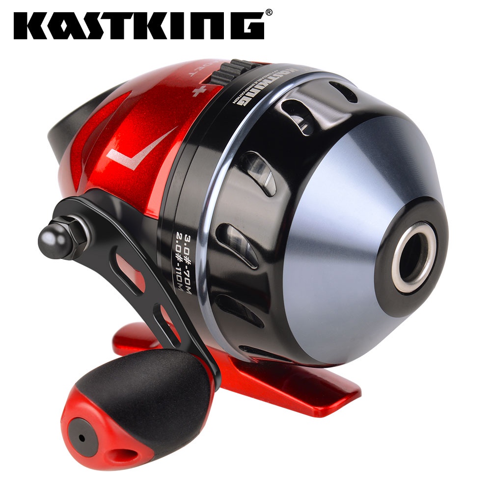 KastKing Cadet Spincast Fishing Reel 3.1:1 Gear Ratio Trouble-Free Push ...