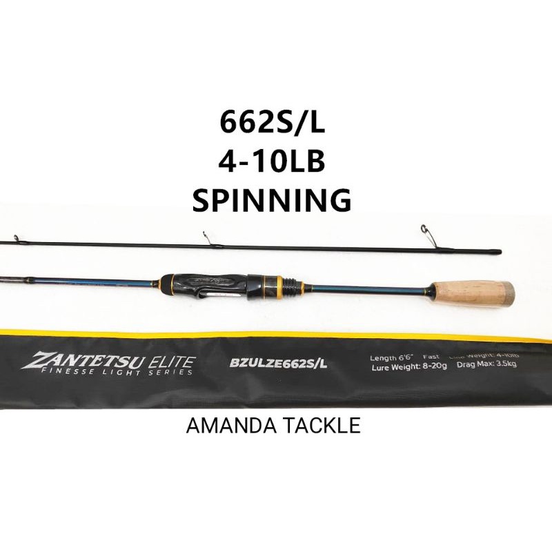2022 BULLZEN ZANTETSU ELITE ULTRA LIGHT FISHING ROD | Shopee Malaysia