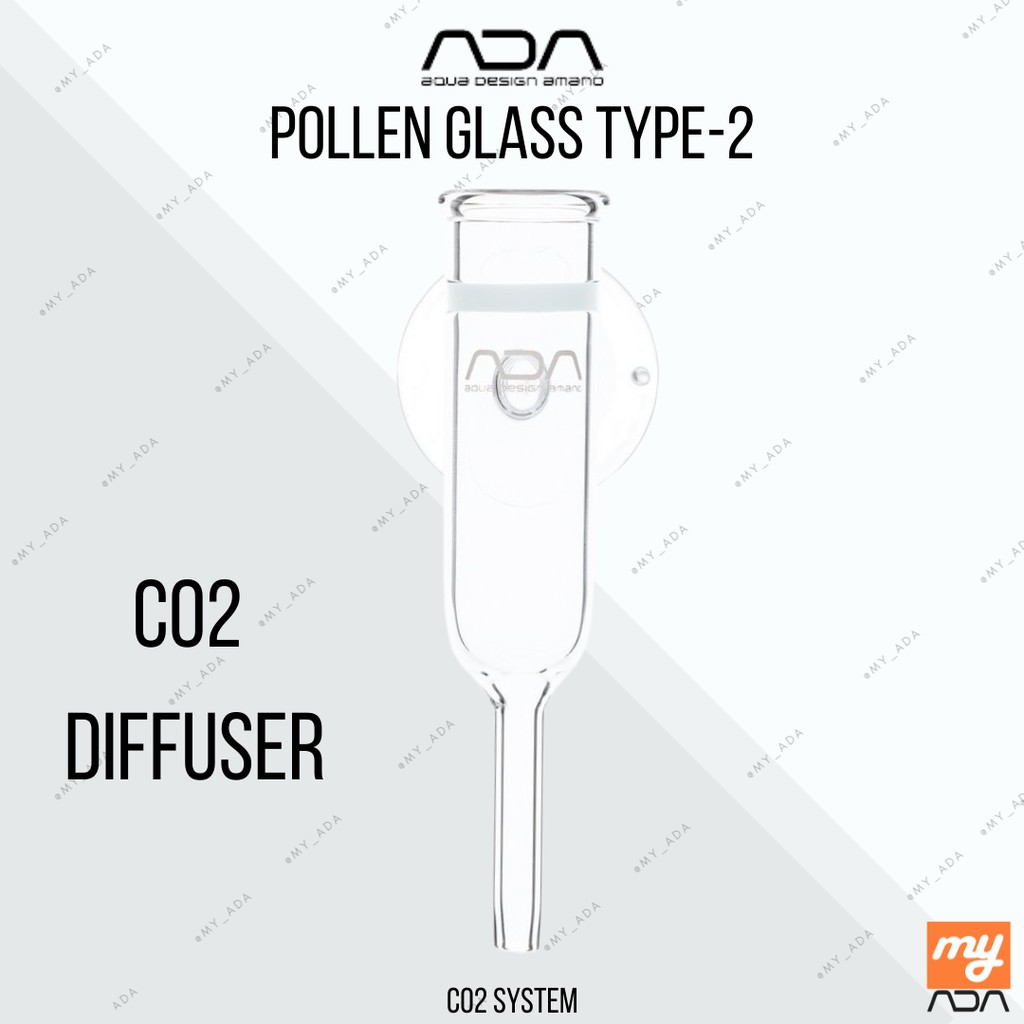 ADA Pollen Glass Type-2 CO2 Diffuser Aqua Design Amano | Shopee Malaysia